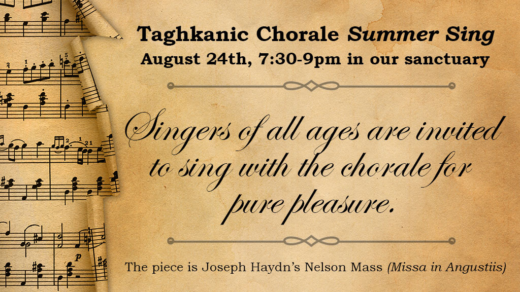 Summer Sing August 24