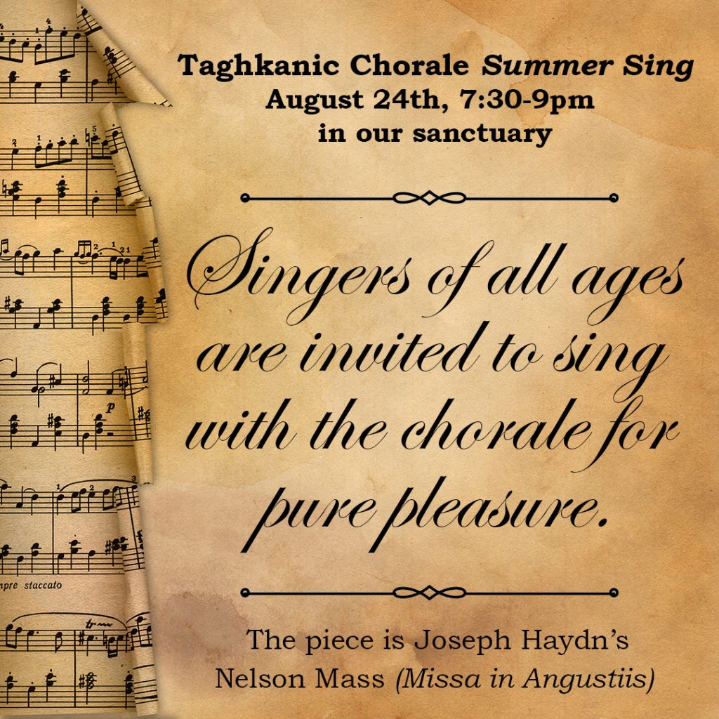 Summer Sing August 24